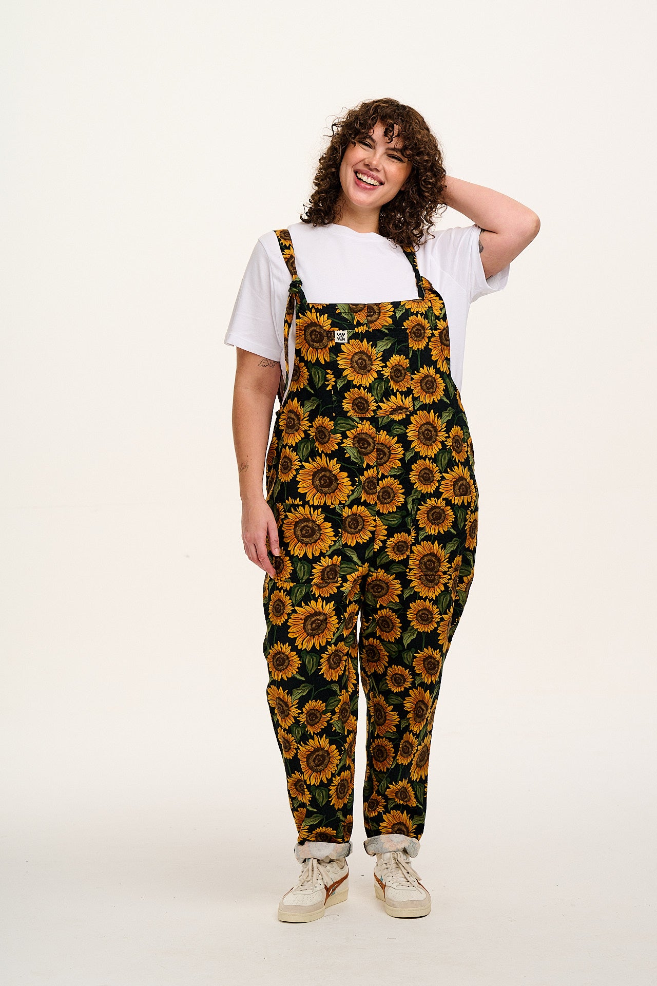Original - Twill Dungarees in Sunflower Print – Lucy & Yak