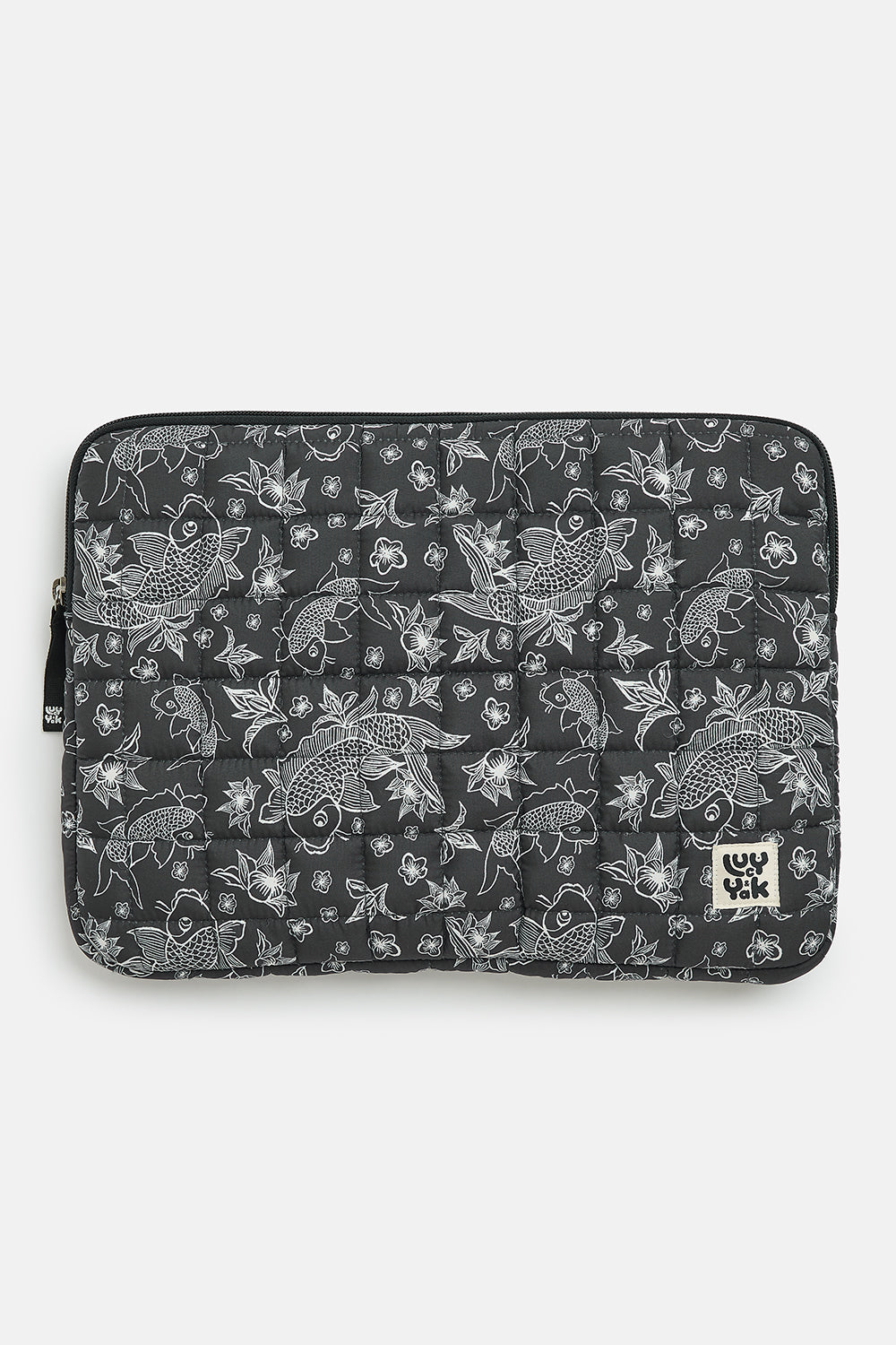 Emelien - 13" Laptop Case in Black Koi Print – Lucy & Yak