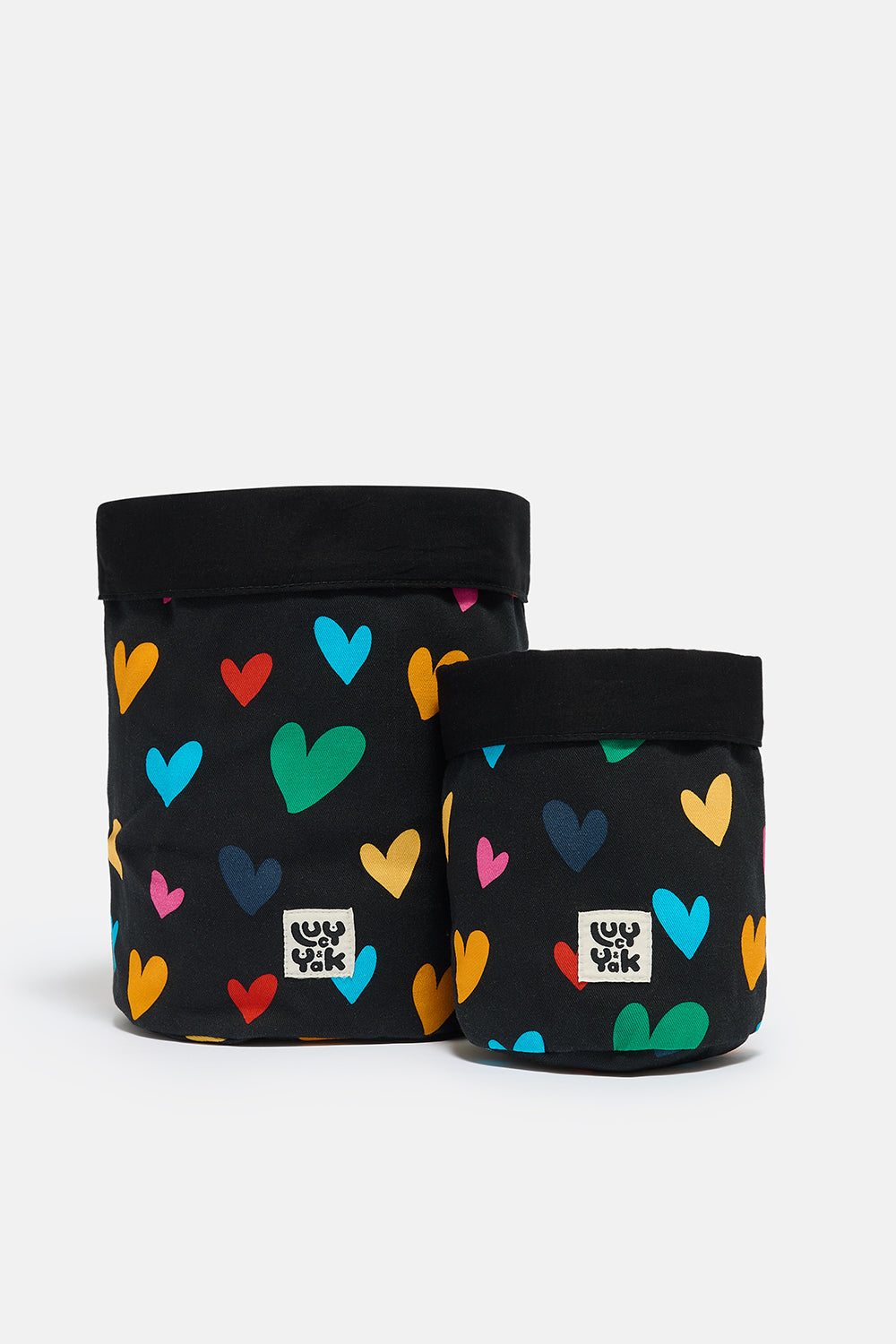 Runa - Plant Pot Covers in Cotton Multi Cupid (2 Pack) – Lucy & Yak