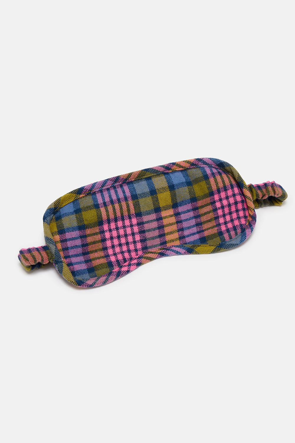 Yaima - Eye Mask in Purple Grunge Check – Lucy & Yak