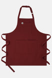 Ada - Heavyweight Cotton Apron in Maroon – Lucy & Yak