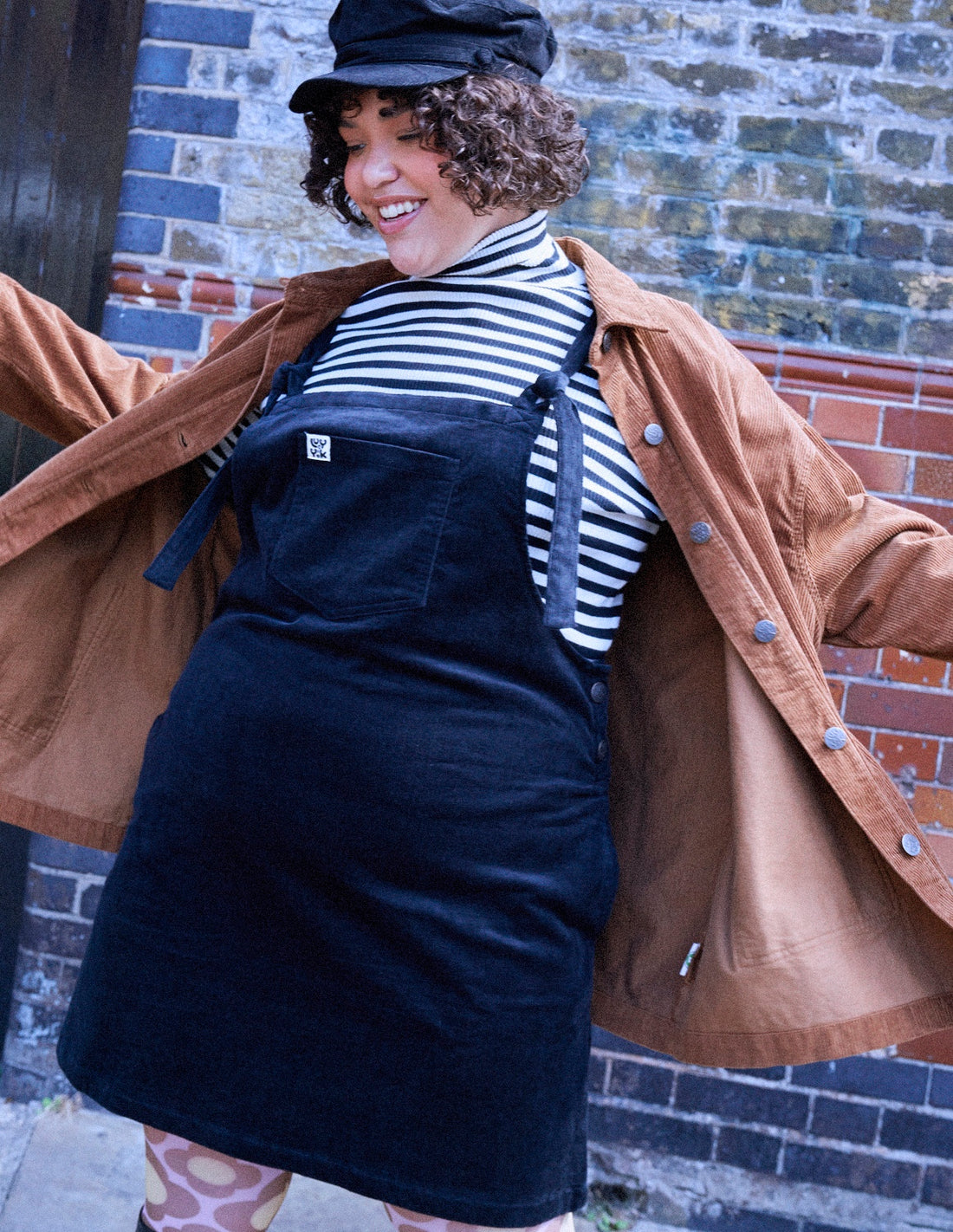 Mini Pini - Corduroy Dress in Black – Lucy & Yak