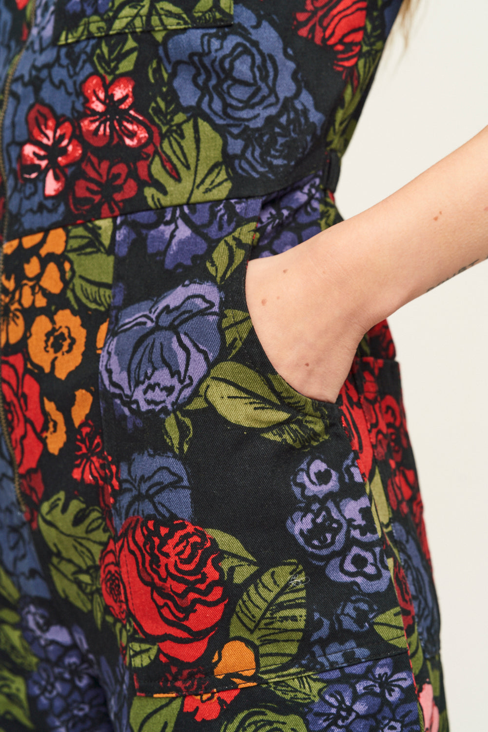 Ragan - Cotton Jumpsuit in Maria Print – Lucy & Yak