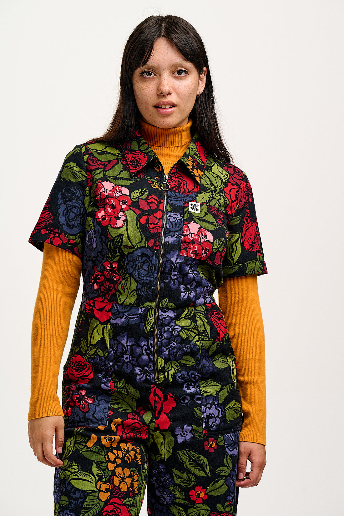 Ragan - Cotton Jumpsuit in Maria Print – Lucy & Yak