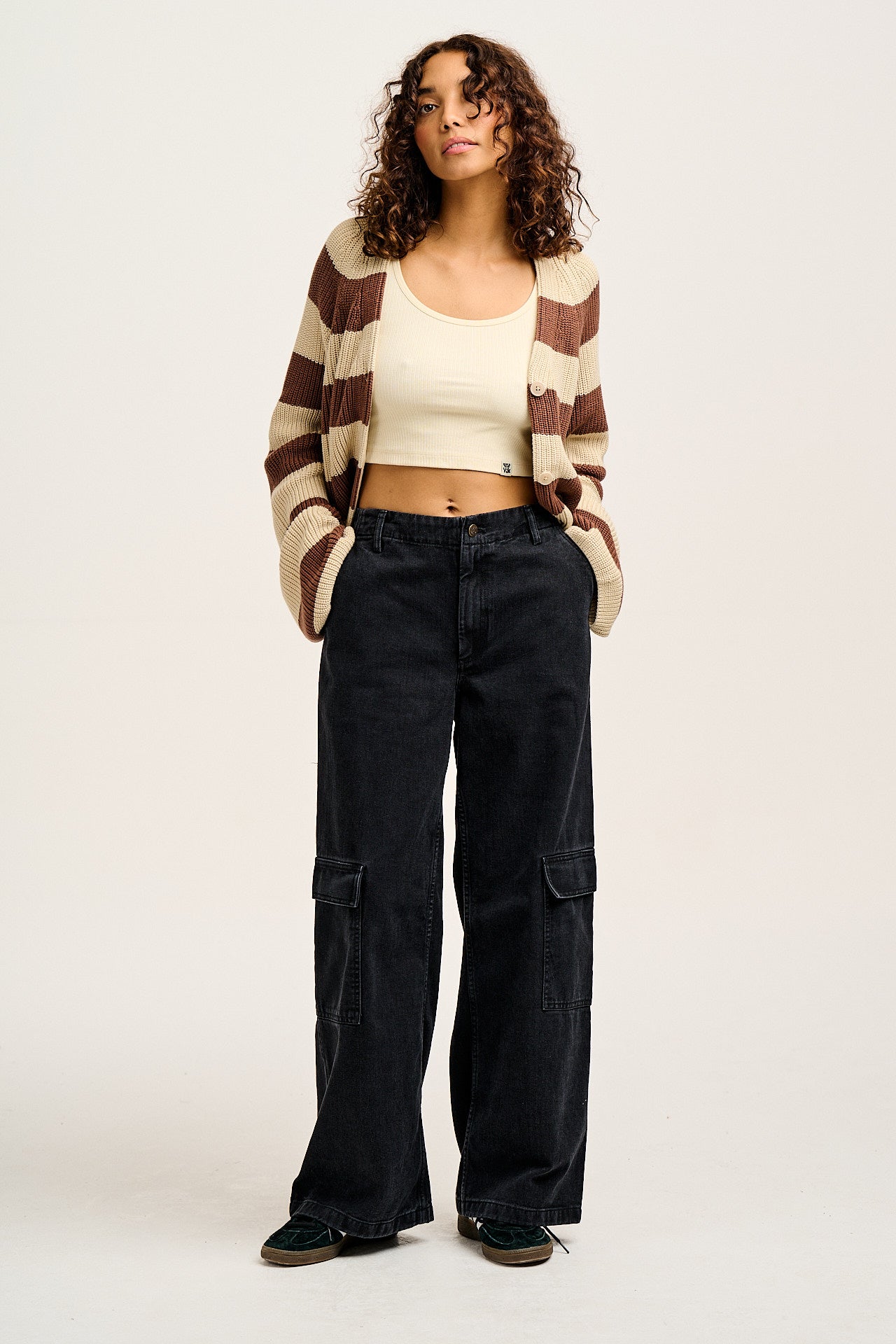 Phoenix - Cargo Trousers in Black Denim – Lucy & Yak