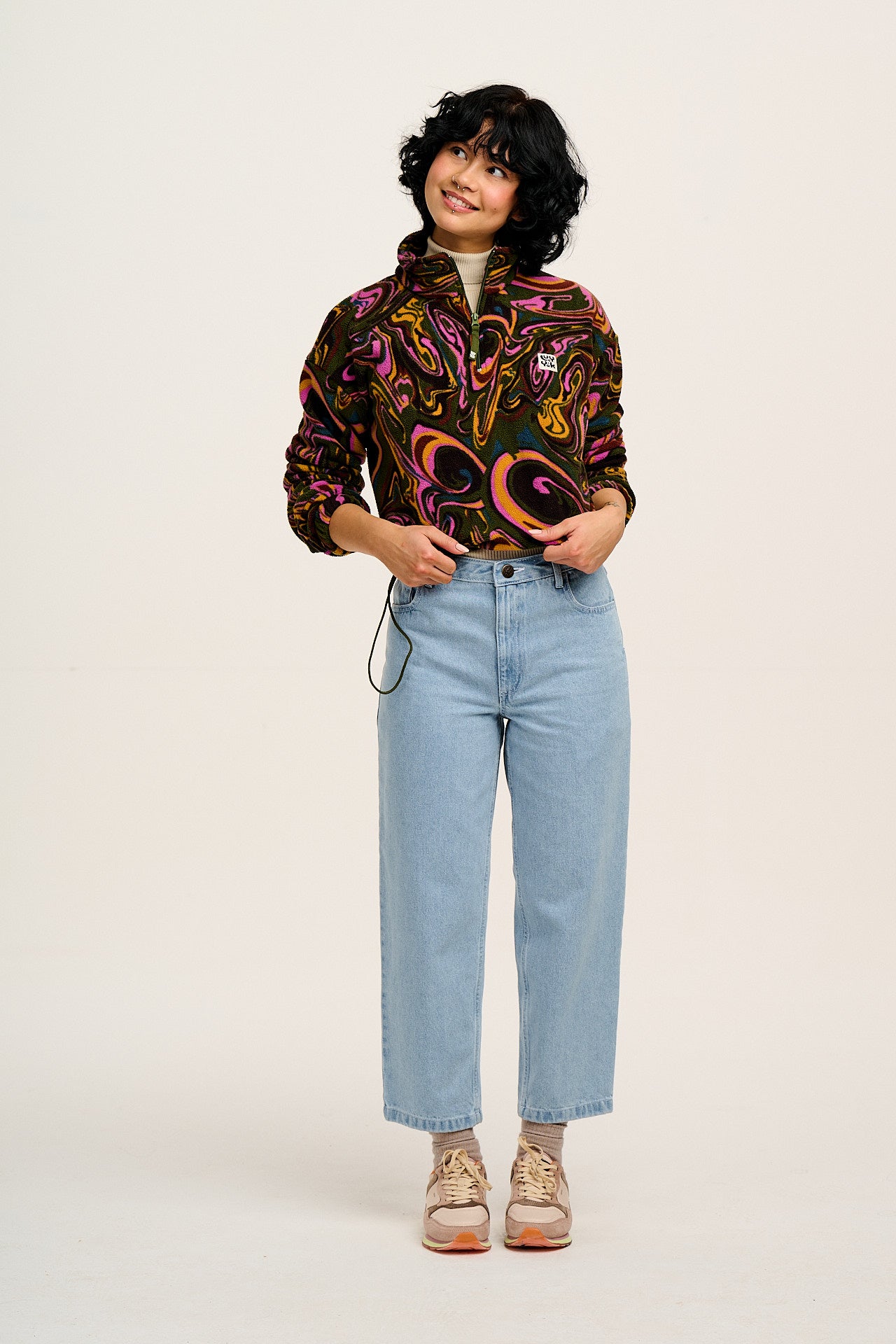 Drew Mid Rise Straight Leg Jeans - Lucy & Yak