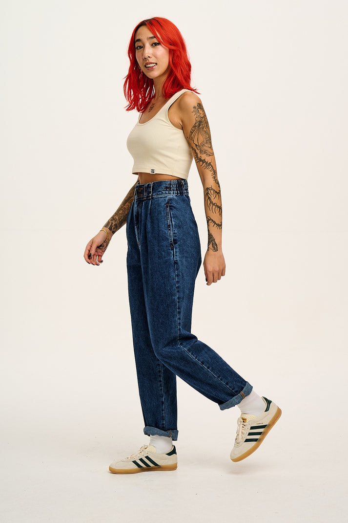 Addison - Denim Jeans in Mid Wash Blue – Lucy & Yak