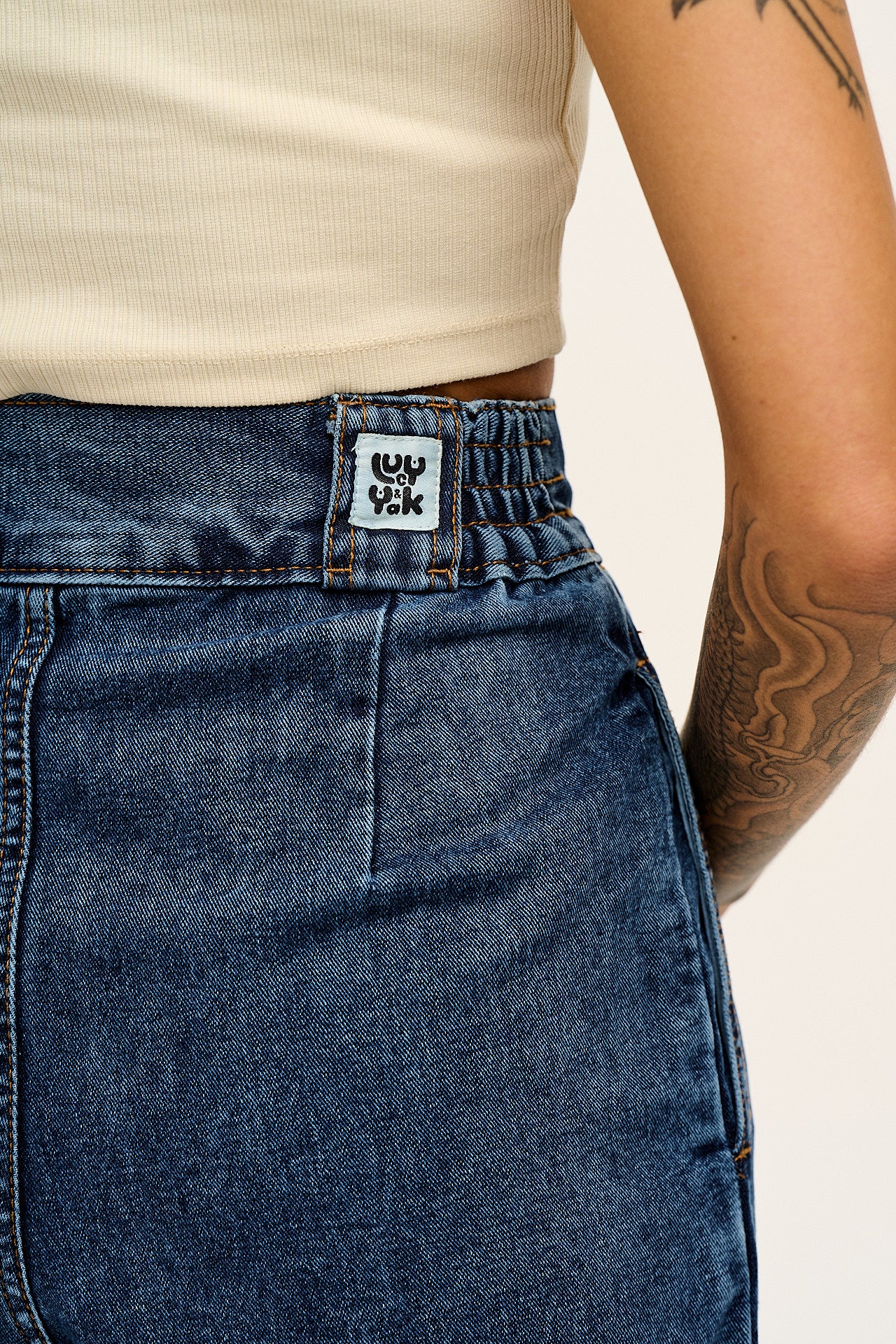 Addison - Denim Jeans in Mid Wash Blue – Lucy & Yak