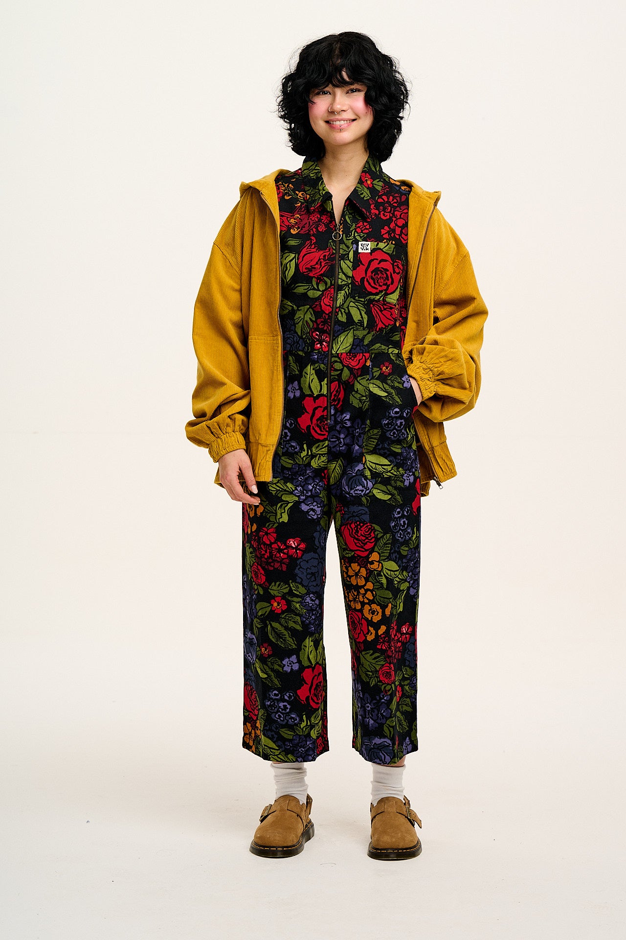 Ragan - Cotton Jumpsuit in Maria Print – Lucy & Yak