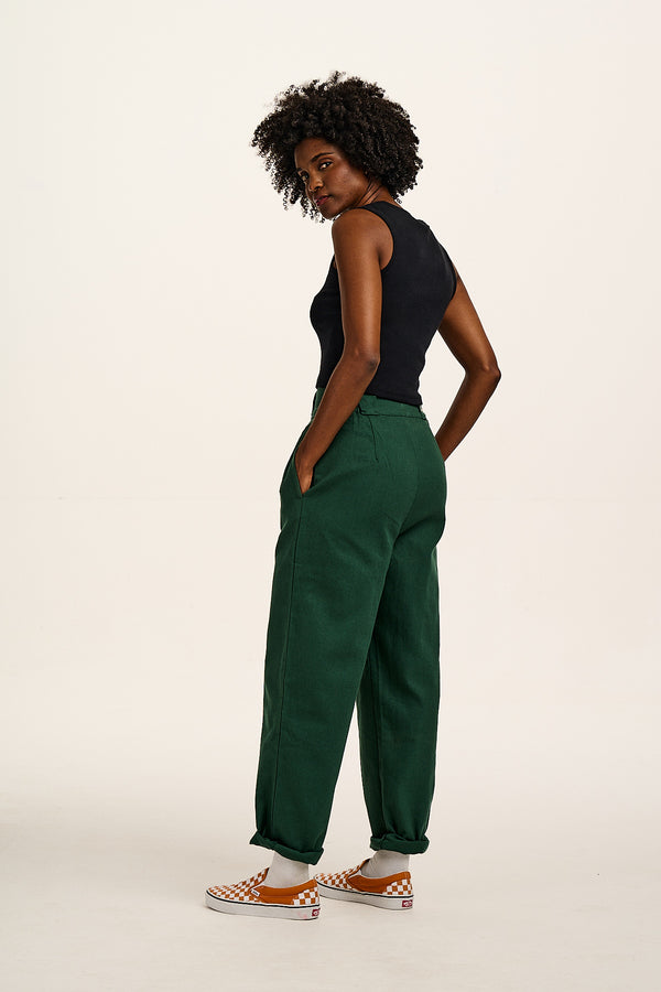 Addison - Cotton Jeans in Posy Green – Lucy & Yak