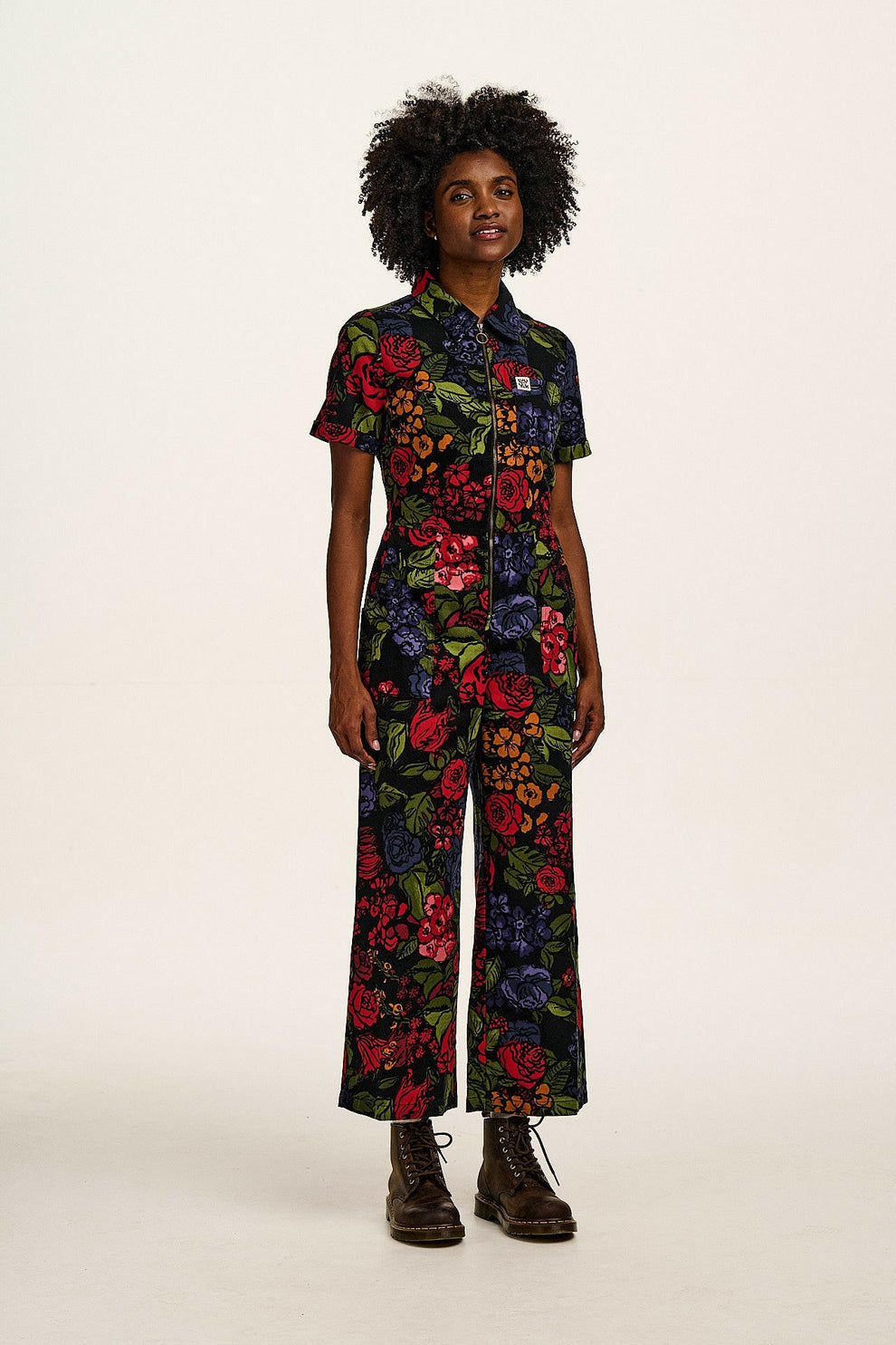 Ragan - Cotton Jumpsuit in Maria Print – Lucy & Yak