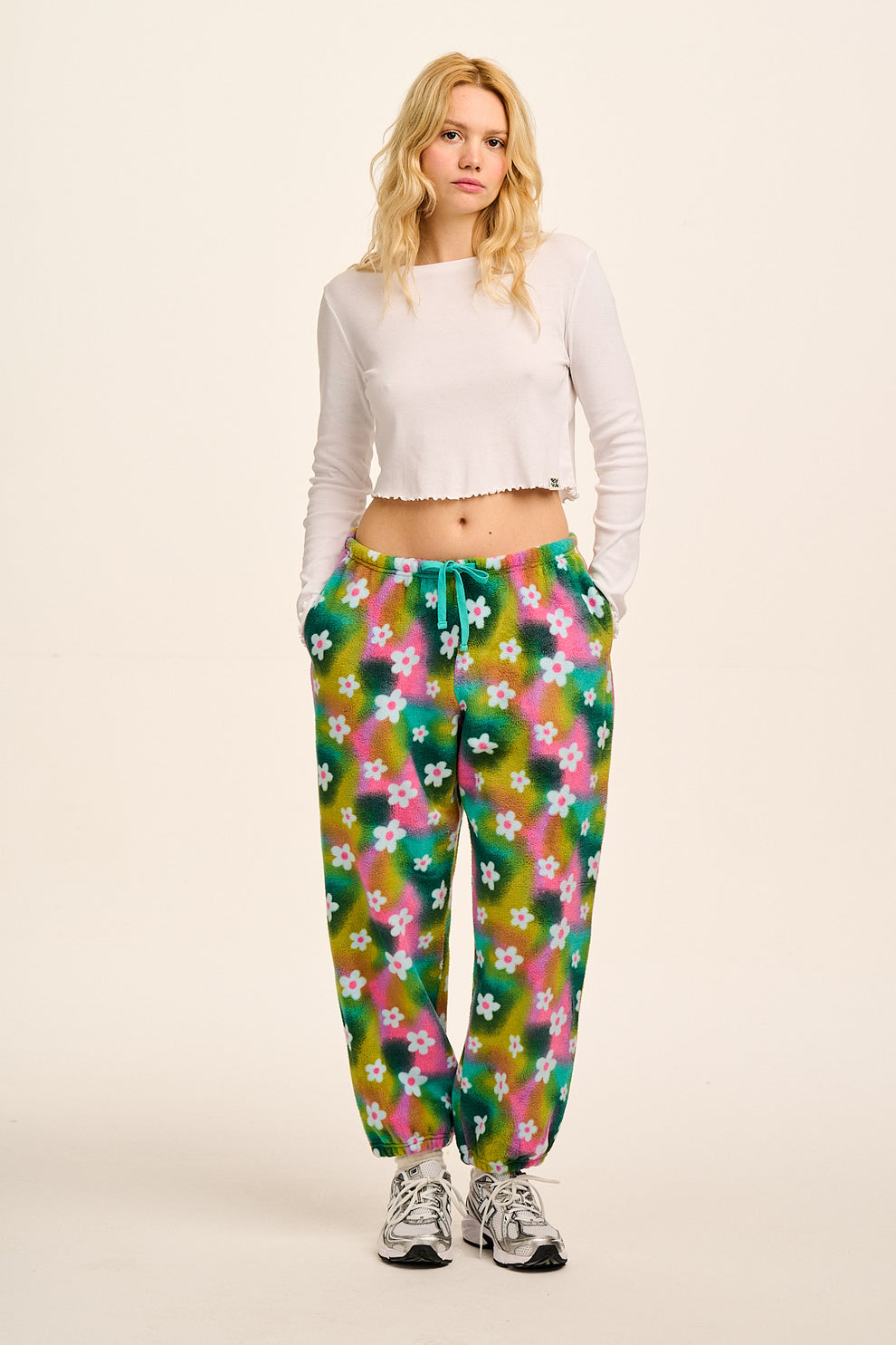 Hana - Polar Fleece Jogger in Tie Dye Daisy Lu – Lucy & Yak
