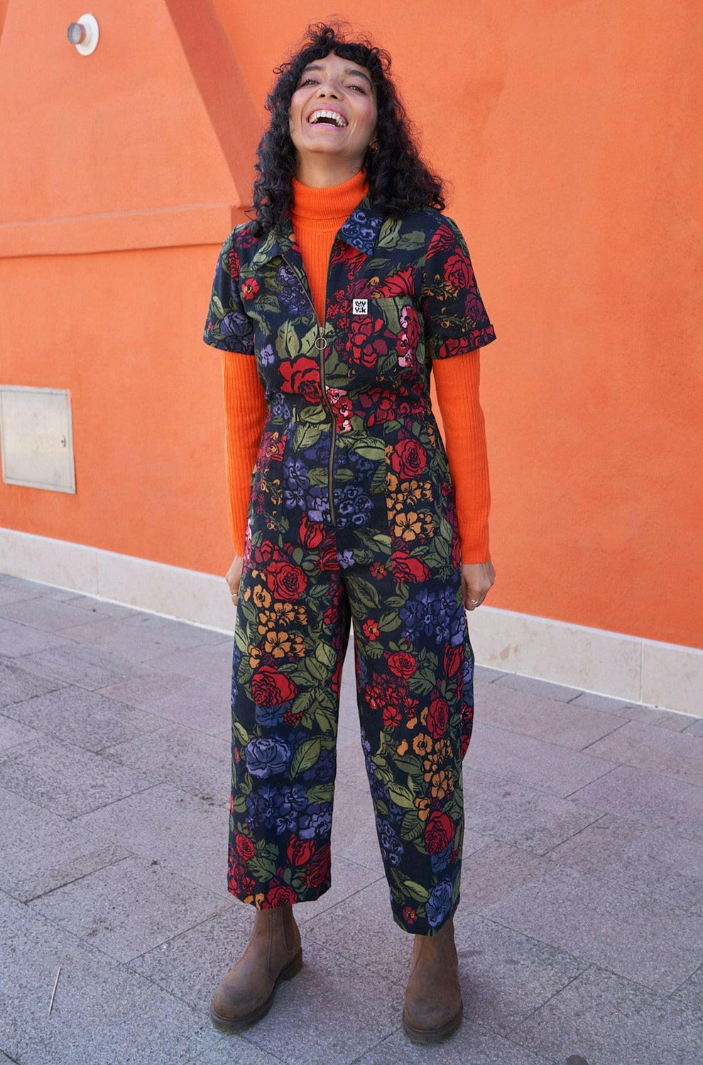 Ragan - Cotton Jumpsuit in Maria Print – Lucy & Yak